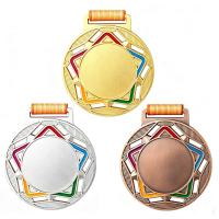 China Sport Medals Gold Silver Bronze Football Volleyball With Ribbon Factory Wholesale for sale