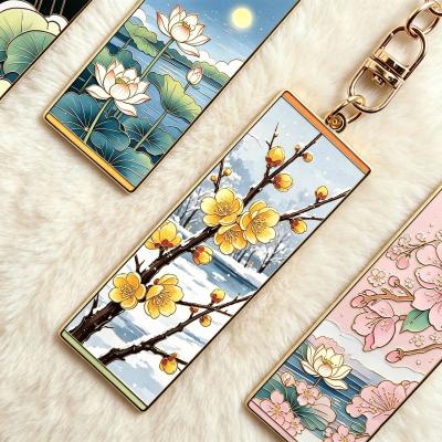China Custom Hard Enamel Keychain with Zinc Alloy Construction and Logo Printing for Souvenir Gifts for sale
