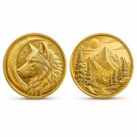 China Custom Zinc Alloy Challenge Coins with 6-8cm Diameter and Gold Plating for Corporate Recognition for sale