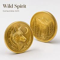China Custom Zinc Alloy Challenge Coins with 6-8cm Diameter and Gold Plating for Corporate Recognition for sale