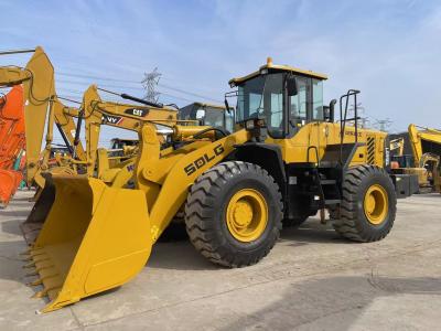 China SDLG LG956L Wheel Loader Front Loader Yellow 17450kg for sale