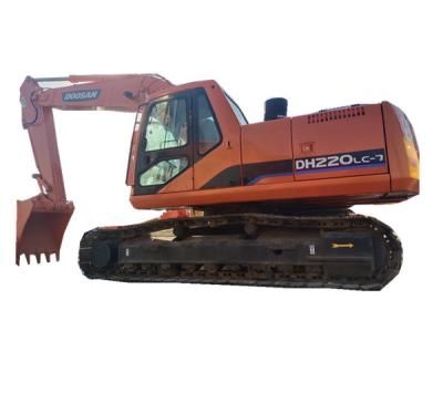 China DH220LC-7 Used Doosan Excavator 22 Ton DH220 DH300 Hydraulic Excavator for sale