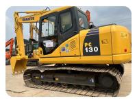 China 13 Ton Used Japan Komatsu PC130 Crawler Excavator With 800mm Track for sale
