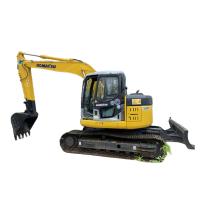 China PC128US Used Komatsu Excavator Japan Operating Weight 13 Ton With Dozer Blade for sale