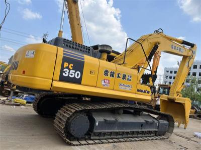 China 35 Ton Original Used Japan Crawler Excavator Komatsu PC350 Large Excavator for sale