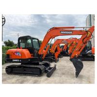 China Small Doosan Excavator DH60 Mini Crawler Digger Korea Brand 6ton for sale