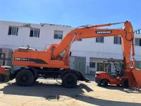 China Original Used Doosan DH210W Wheel Excavator Used Doosan 21 Ton Wheel Excavator for sale