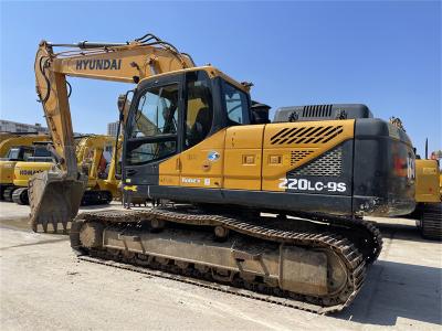 China Original Paint Korea Used Hyundai R220LC-9S Excavator Hyundai 220 Crawler Digger for sale