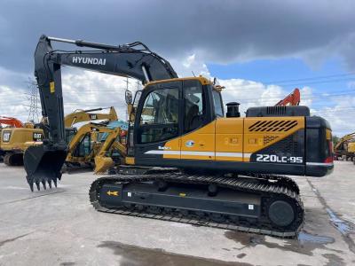 China Used Hyundai R220LC-9S Excavator 22T Crawler 1.2m3 Bucket for sale