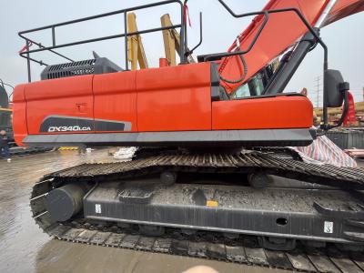 China Used Doosan DX340LCA Excavator Equipped with Common Rail Engine and Comfortable Cabin for Operator Visibility and Long Shift Performance for sale