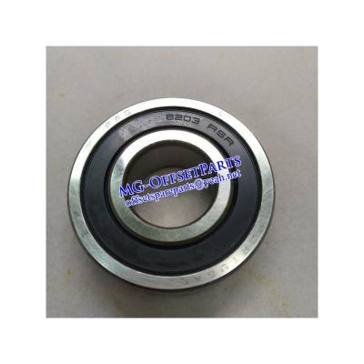 China FAG ORIGINAL GROOVED BALL BEARING, 00.520.0954, 6203-2RSR, ORIGINAL FAG NEW PARTS for sale