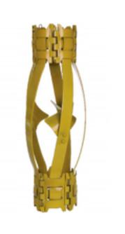 China Yellow Turbolizer Centralizer Bow Spring Casing Accessories API 10D for sale