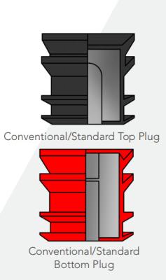 China Conventional Plug Casing Buoyancy System 135mm OD Top Plug Cementing for sale