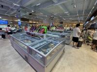 China Auto Defrost Commercial Combined Display Chest Freezer for sale