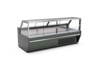 China Wheels Deli Display Refrigerator Chiller Temperature 2 to 8 Degrees Celsius Designed for Food Preservation in Retail and Catering for sale