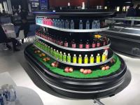 China Island Refrigerated Open Showcase Chiller for sale