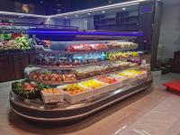 China Commercial Island Refrigerated Open Showcase Chiller for sale