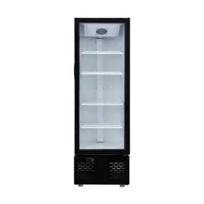 China Commercial Single Glass Door Vertical Refrigerated Chiller for sale