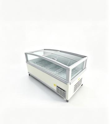 China Auto Defrost Commercial Combined Display Chest Freezer for sale