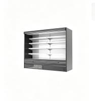 China Front Open Air Curtain Display Cooler for sale