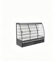 China Half Height Glass Door Refrigerated Display Cabinet for sale