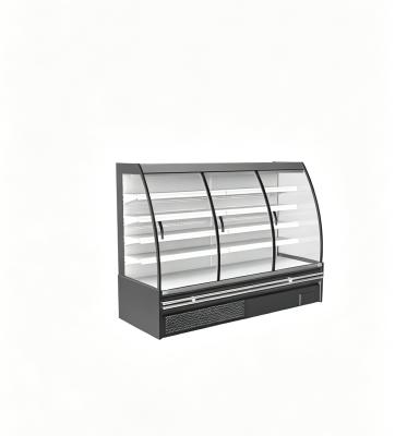 China Half Height Glass Door Refrigerated Display Cabinet for sale