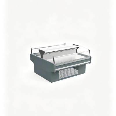 China Commercial Double-Side Cut Fruit Display Chiller for sale