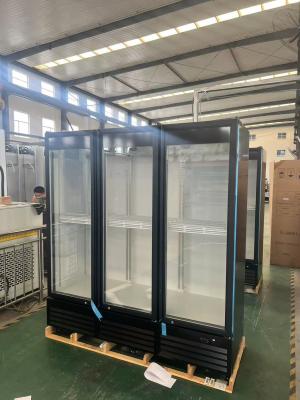 China Refrigerator Upright Display Refrigerator Glass Door 1050×660×2020 W X D X H Ideal for Supermarket and Convenience Store for sale