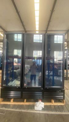China Temperature Range 2°C To 8°C Glass Door Refrigerated Cabinet Commercial Refrigerated Display Cabinet Beverages Food Display for sale