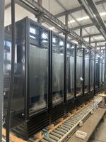 China Temperature Range Minus 18 Celsius To Minus 22 Celsius Upright Display Freezer Glass Door Milk Beer Beverage Cold Storage for sale