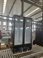 China 2 Doors Commercial Glass Door Cooler Featuring Tempered Glass Doors Perfect for Convenience Stores Supermarkets and Cafes for sale