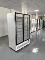 China Compressor Glass Door Refrigerated Cabinet Equipped with 2 Doors and Energy Saving LED Interior Lighting for sale