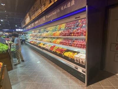 China Capacity Varies By Model Multideck Open Display Chiller Ideal For Convenience Stores Powersupply 220V50Hz Or 110V60Hz Cooling Solution for sale