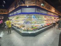 China Convenience Stores Multideck Open Display Chiller Equipped with Adjustable Glass or Wire Shelves Refrigerant R134a R404a R290 Depending On Model for sale