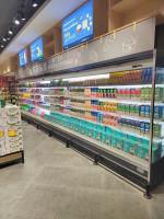 China LED Internal Lighting Multideck Open Display Chiller 220V50Hz Or 110V60Hz Ideal Refrigeration Equipment For Retail Stores for sale