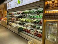 China Copeland R290 Compressor Open Display Chiller with Goods Shelves and Forced Air Cooling Providing Consistent Temperature Control for sale