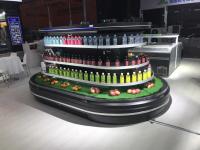 China Customizable Based On Module Configuration Modular Chilled Island Display Case Built For Retail And Supermarket Display Areas for sale