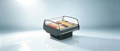 China Refrigerated Display Case Cut Fruit Merchandiser Offering Forced Air Refrigeration System to Display and Preserve Cut Fruits for sale