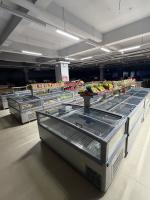China Sliding Or Hinged Glass Doors Supermarket Cold Storage Featuring LED Interior Lighting Ensuring Clear Product Visibility for sale