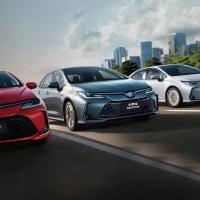 China 5 Person 4 Wheel High Speed Car TOYOTA Corolla 2022 Dual Engine 1.8L E-CVT Pioneer Edition for sale