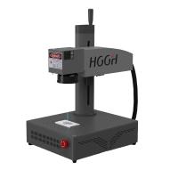 China Desktop Laser Marking Machine 20W Small Integrated Engraving Carving Machine for Metal Stainless Steel for sale