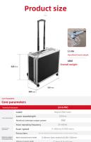 China Portable 50 Watt Handheld Laser Marking Machine Small Size Fiber Laser for Metal Coding & Engraving Supports AI Graphic Format for sale