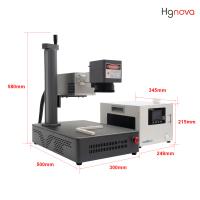 China High-Speed 5W UV Laser Marking Machine for Glass Acrylic New Water Cooling System with Chiller Supports DXF & PLT Format for sale