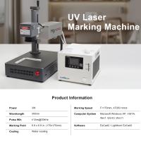 China Desktop 3W Water Cooling UV Laser Marking Machine Good Price Leaf Metal Wood Plastic UV Laser Engraving Machine for sale
