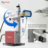 China High-Accuracy 20W Fiber Laser Marking Machine New Condition Automatic Flying Laser Coding DXF PLT AI for Production Line Coding for sale