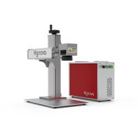 China 20W Portable Desktop Fiber Laser Marking Machine for Plastic Metal Steel Jewelry Gold Easy Operate Supports DXF Format New for sale