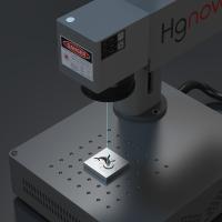 China Portable Desktop Fiber Laser Marking Machine 20W 30W Small Desktop Laser Engraving Machine With Max Laser Source for sale