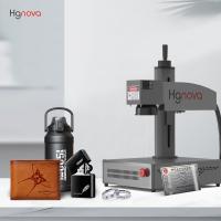 China Portable Desktop Fiber Laser Marking Machine 20W 30W Small Desktop Laser Engraving Machine With Max Laser Source for sale