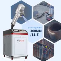 China 1000W Handheld Pulse Fiber Laser Cleaner Machine New Condition for Metal Rust Removal Oil Paint Dirt Stains Coating for sale