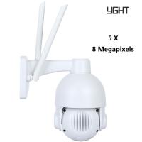 China 5X Zoom outdoor IP PTZ Wifi Camera 8.0MP NOVA SONY415 Metal Housing 60M IR Distance for sale